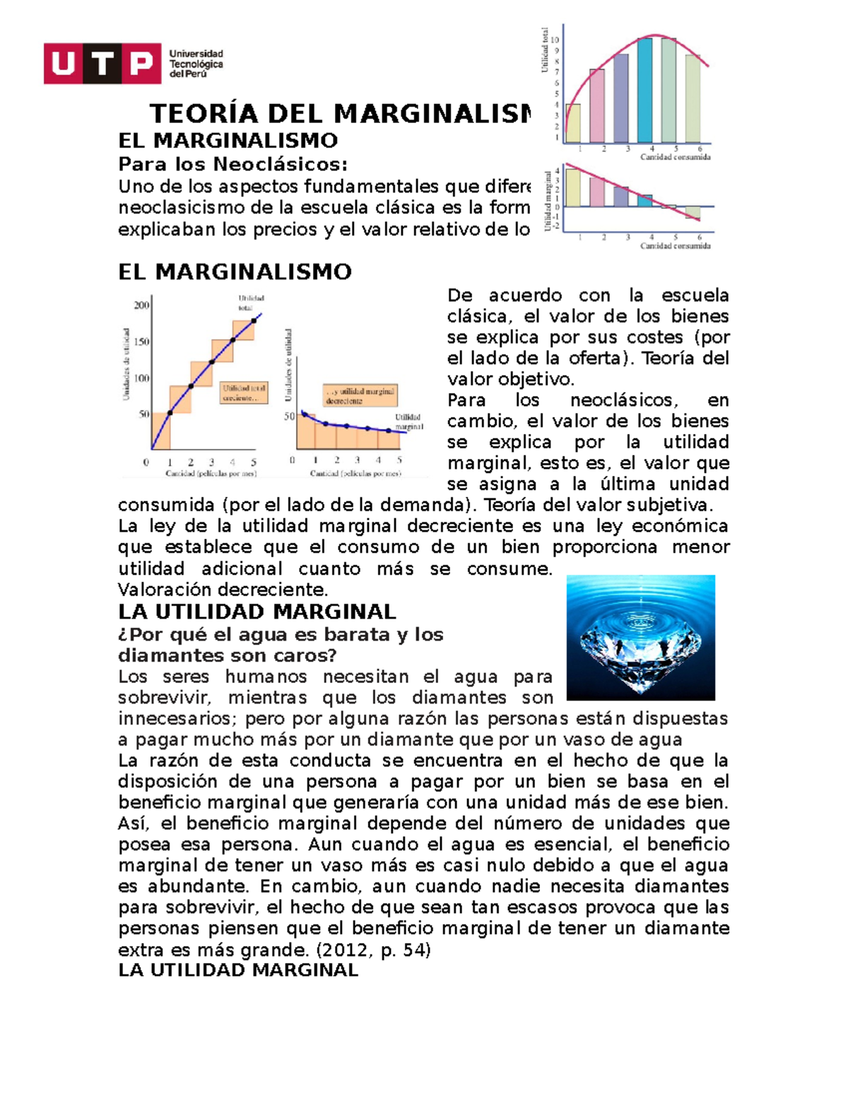 Semana 6 Tema 1 EL Marginalismo - TEORÍA DEL MARGINALISMO EL ...