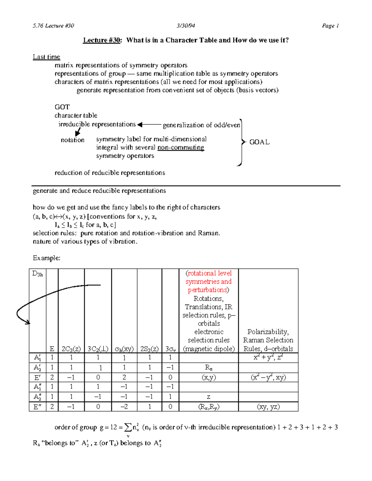 Lec30 - lecture notes 30 with all the calculation examples, diagrams ...