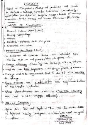 HPC-Quantitative Principles of Computer Design (Module 1) - Quantitative Principles of Computer ...