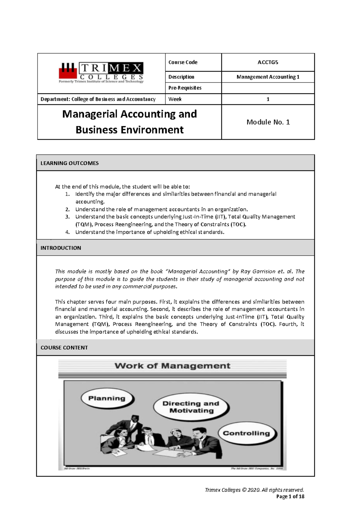 Module-1- Acctg 5 - sadasdasdasd - Trimex Colleges © 2020. All rights ...