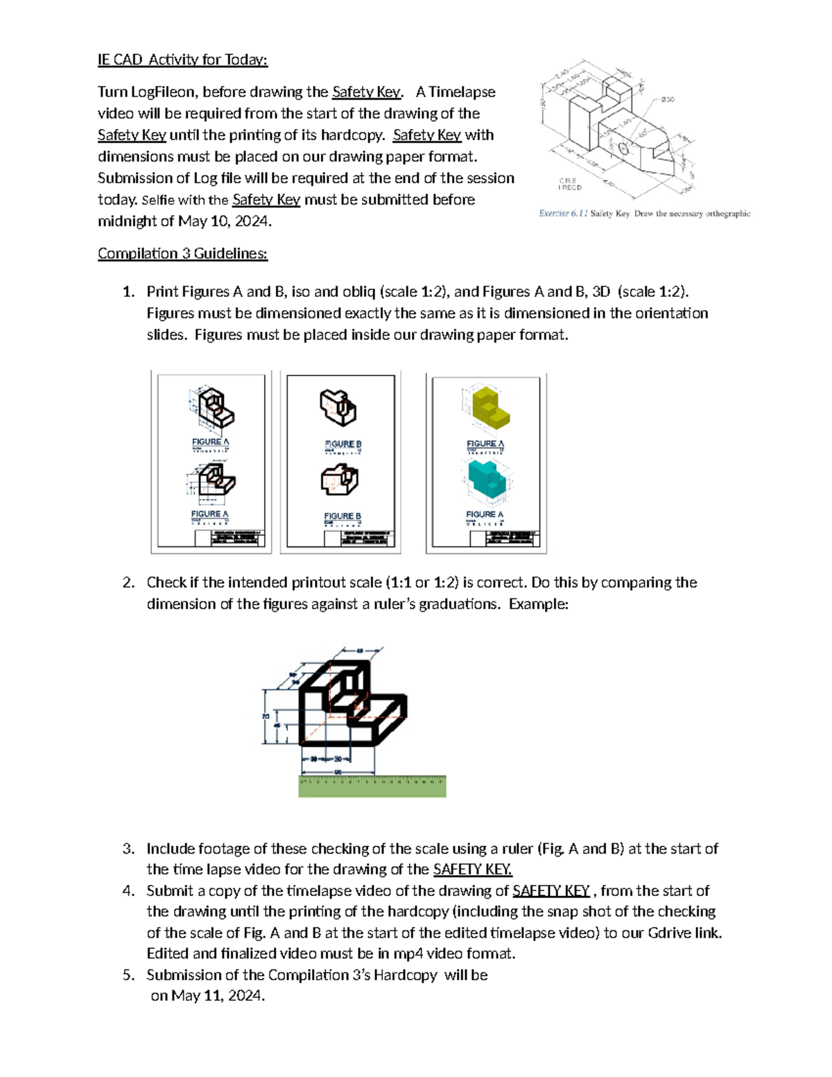 Compilation 3 Guidelines - Figures A and B, iso, obliq and 3D, Safety ...