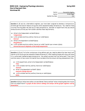 Thermoregulation Poster - Thermoregulation Lab Bailey Ross, Dennis ...