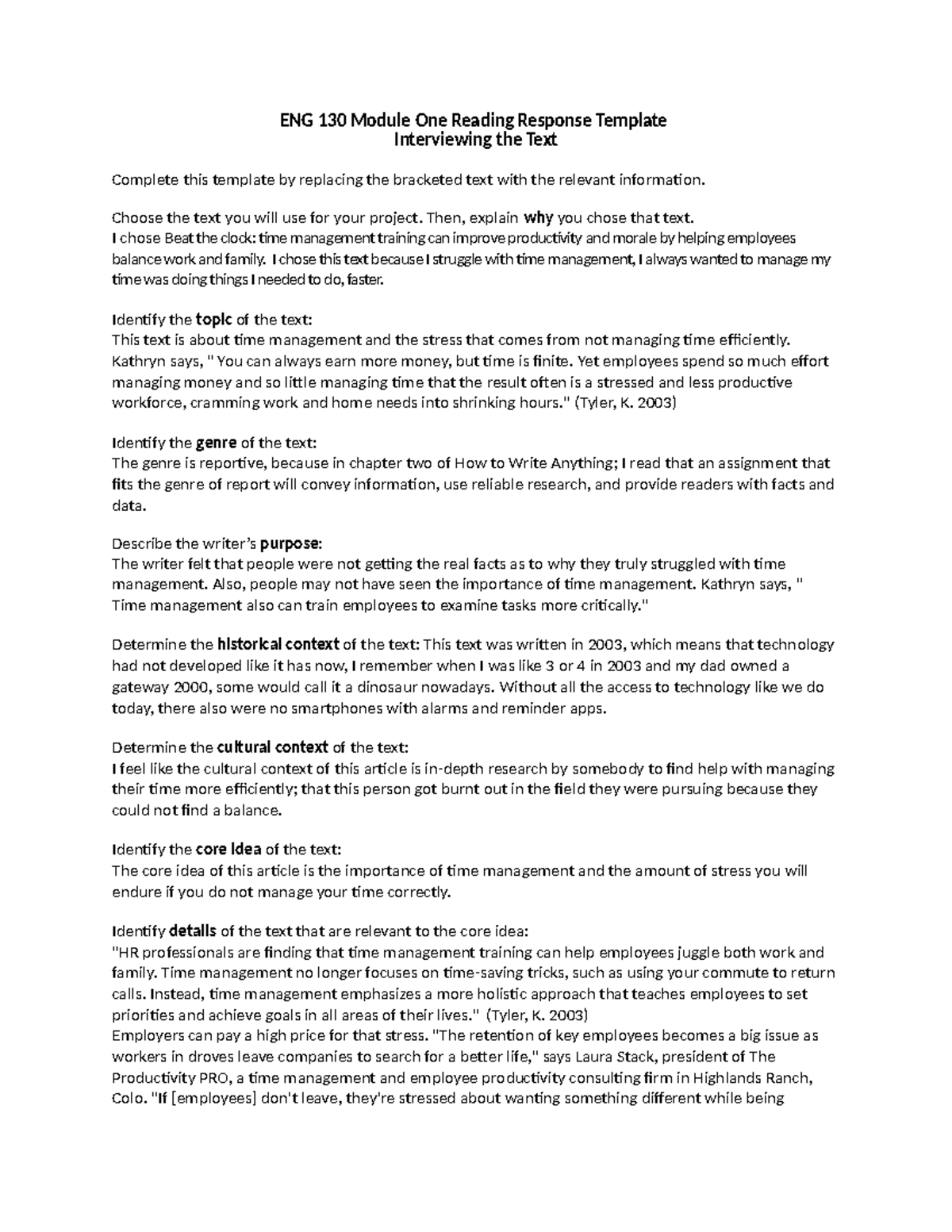 ENG 130 Module One Reading Response 01 1 - Copy - ENG 130 Module One Reading Response Template ...