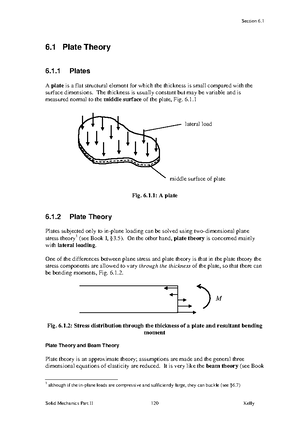 Introduction to the Theory of Plates - Introduction to the Theory of ...