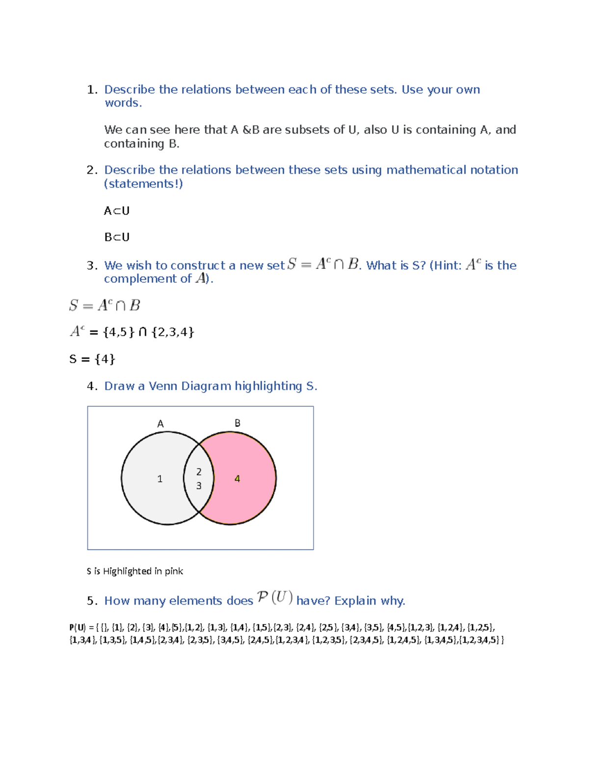 Written Assignment Unit 1 - MATH 1302 - UoPeople - Studocu
