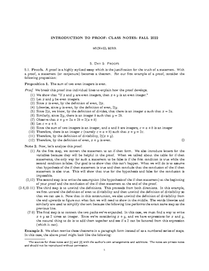 Set Theory Worksheet - INTRODUCTION TO PROOF (1) Complete each of the ...