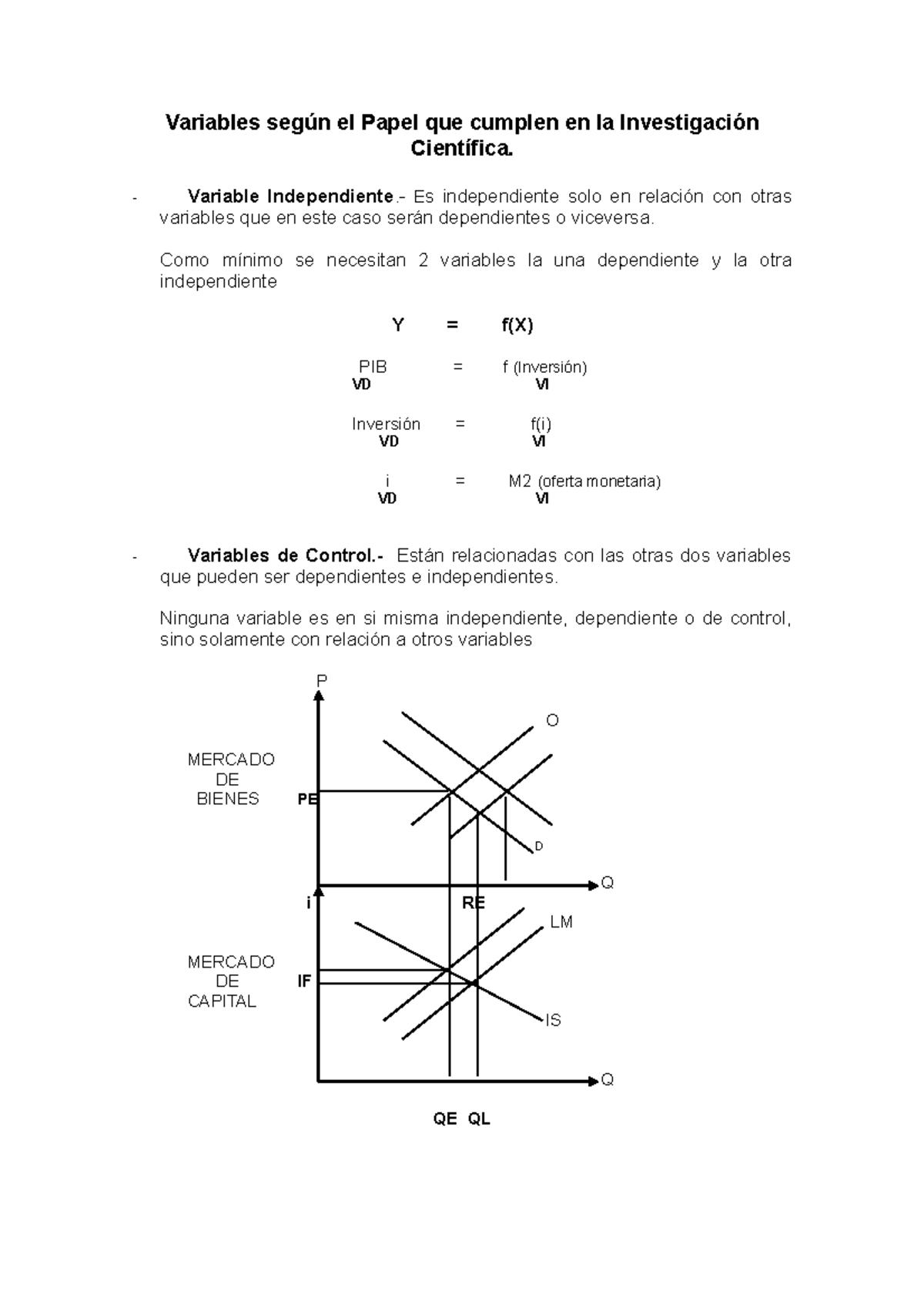 Clase 2 - Variables en Inv. Científica - Variables según el Papel que ...