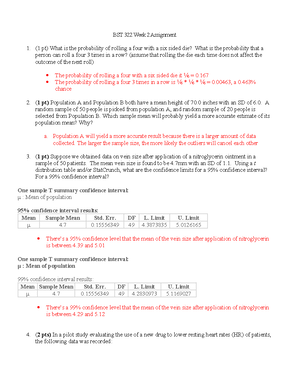 Week 2 Discussion 2 - Practice materials - BST 322 Natalia Reed ...