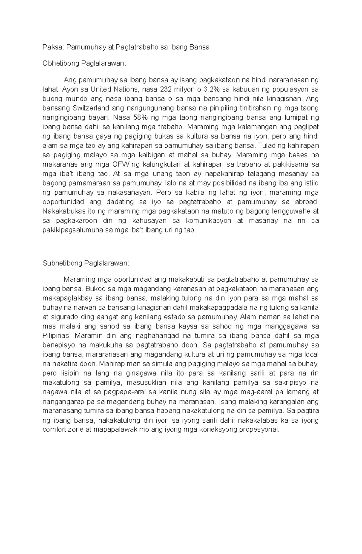 Paglalarawan - This is very helpful in this course and it contains ...