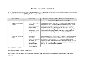 Interview Assignment - Interview Assignment Organizational Behaviour ...