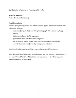 GEO115 Spring 2023 Syllabus V1.0 - GEO 115 - FUNDAMENTALS OF PHYSICAL ...