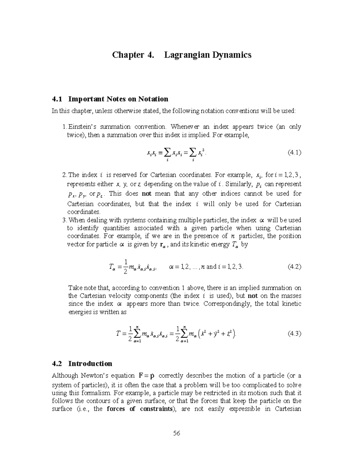 Lagrange - 2nd Sem ( BTech-EP, DTU ), Condensed Matter Physics, Lagrangian Dynamics summary ...