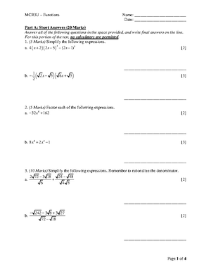 2.1 Adding and Subtracting Polynomials note completed - Studocu