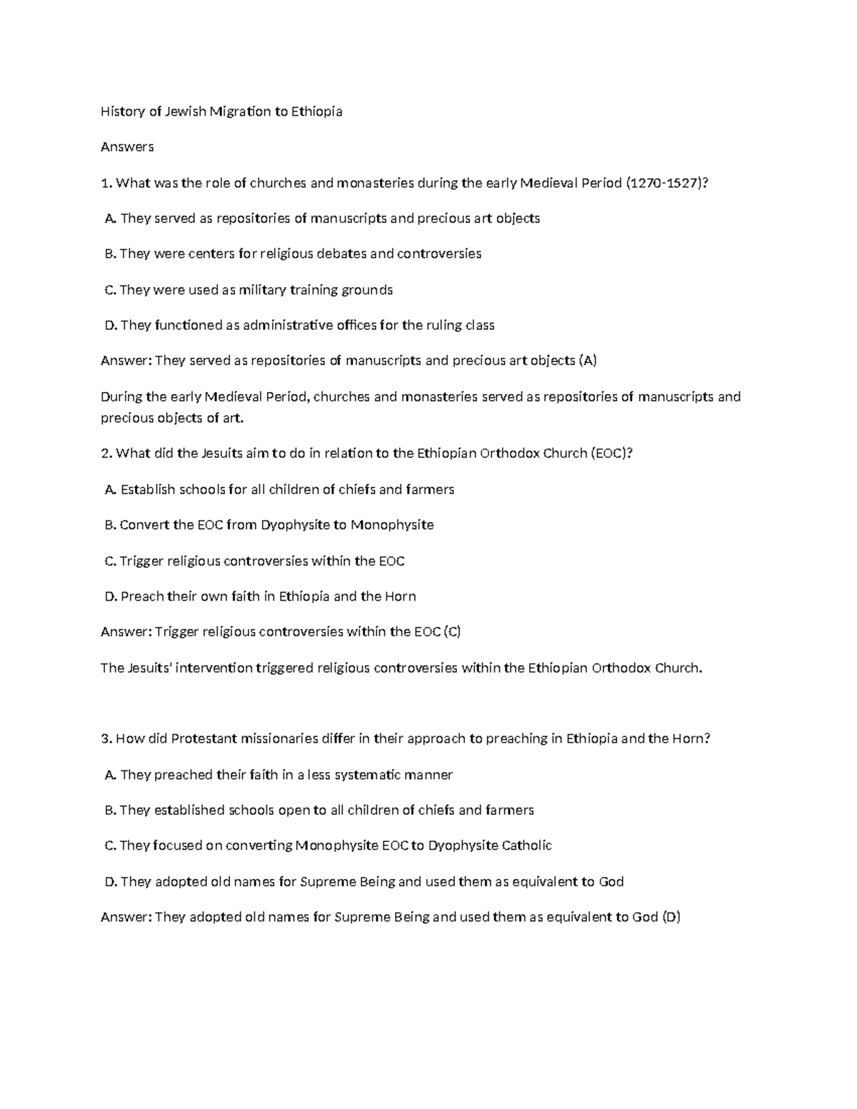 History of Jewi-WPS Office - History of Jewish Migration to Ethiopia ...