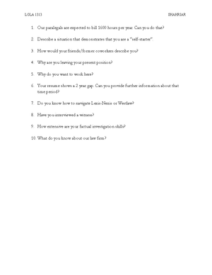 First Class Assignment - TEXTBOOK ASSIGNMENTS. The following assignments apply toIntroduction to ...