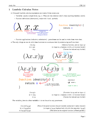Hw2 problems - Homework 2 CSE 215: Foundations of Computer Science State University of New York ...