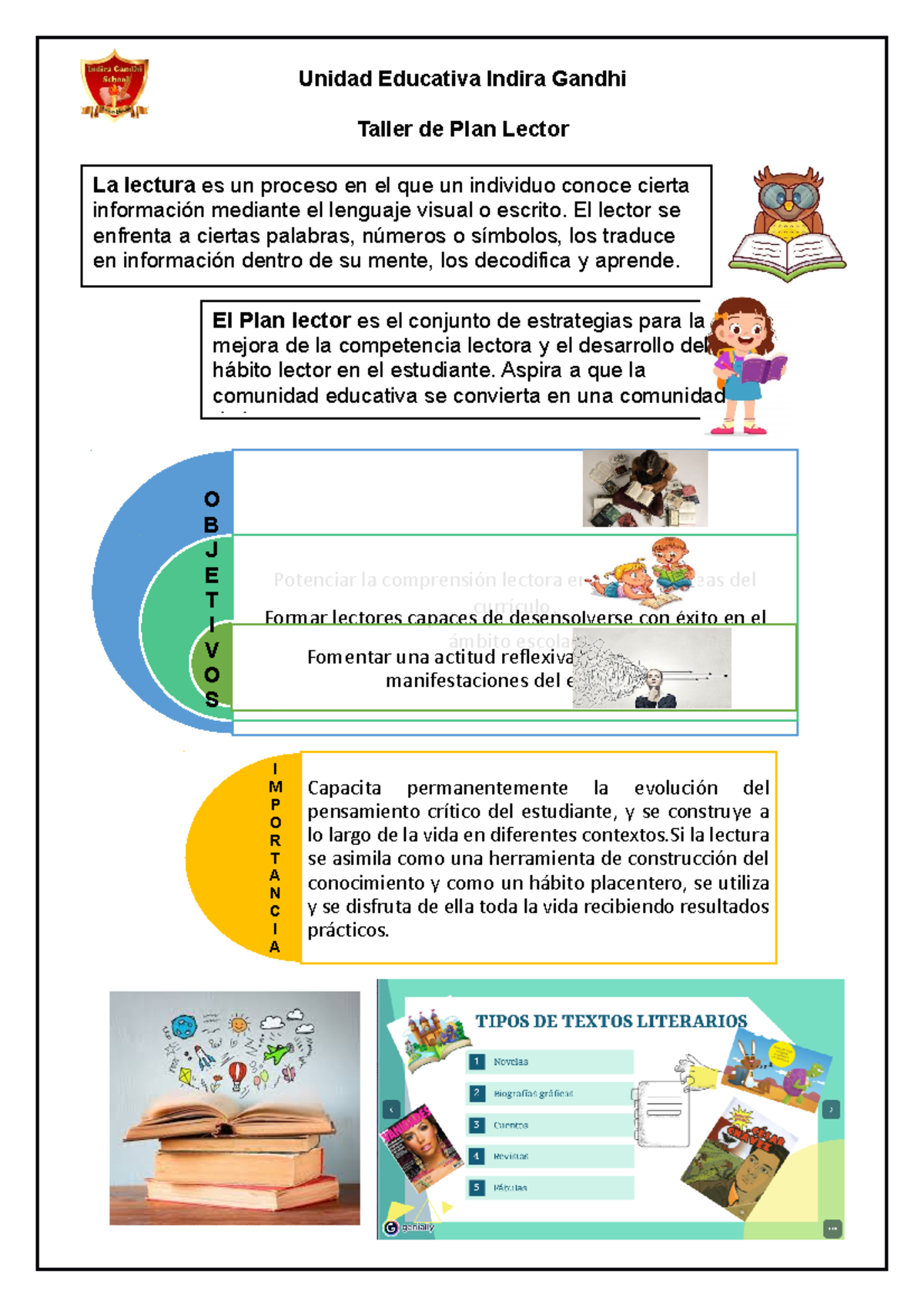 Plan Lector - plan - Potenciar la comprensión lectora en todas las ...