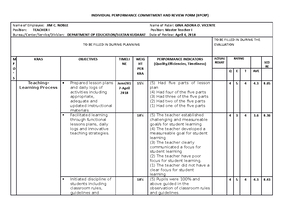 PED 102- Midterm - Example sample only. - Name ...