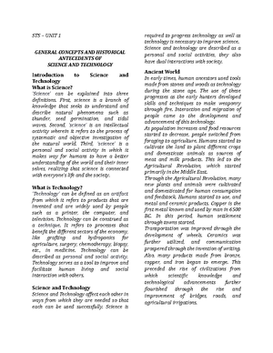 STS - UNIT 5 - UNIT 5 Science, technology, and society lecture reviewer ...