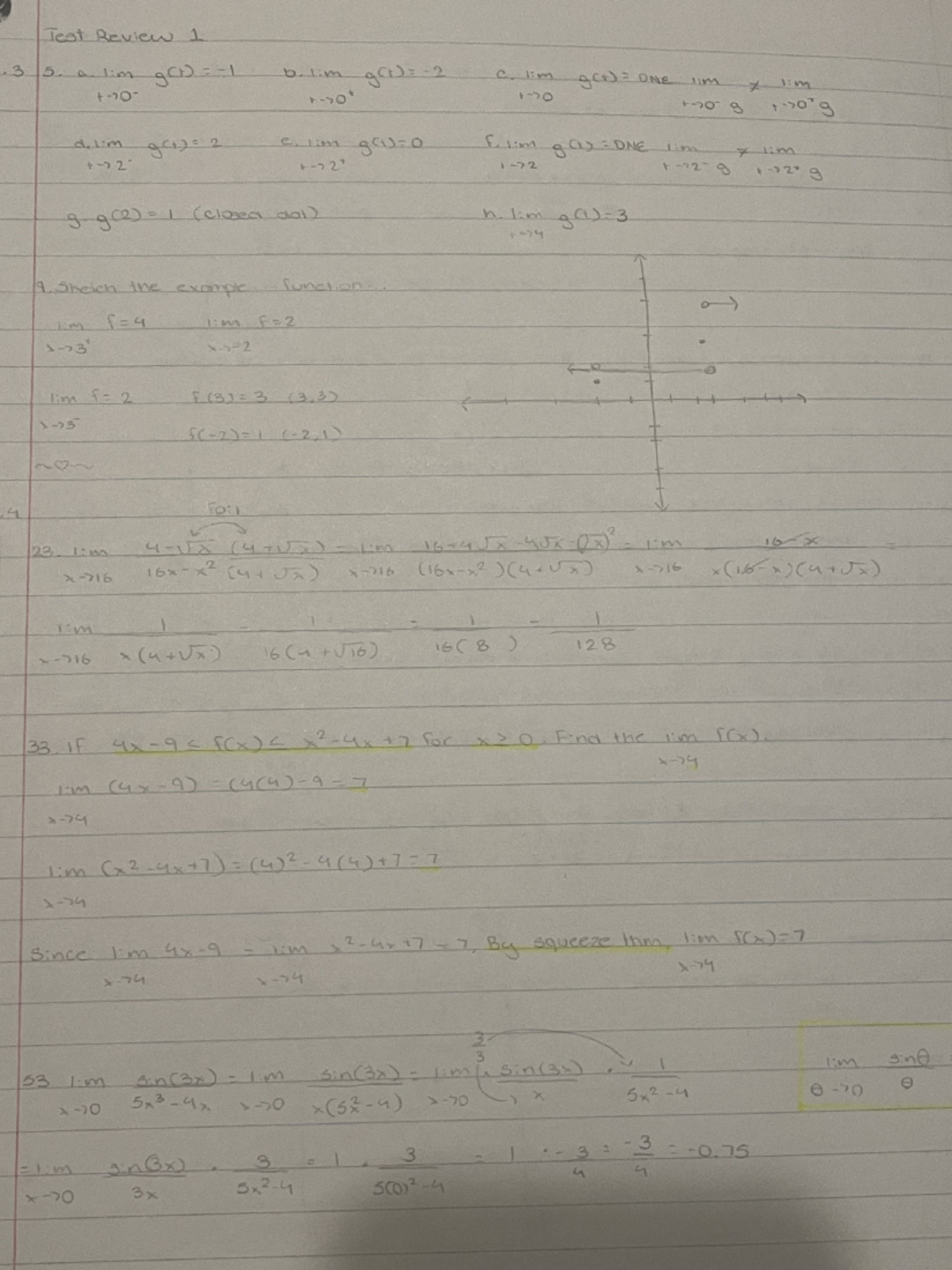 IMG-2452 - Work from Calculus 1 class - MAC 2311 - Studocu