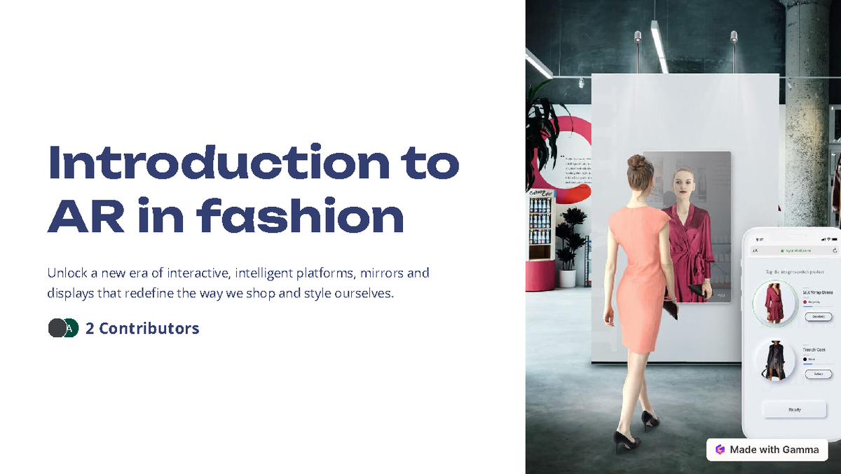 Introduction-to-AR-in-fashion - Introduction to AR in fashion Unlock a ...