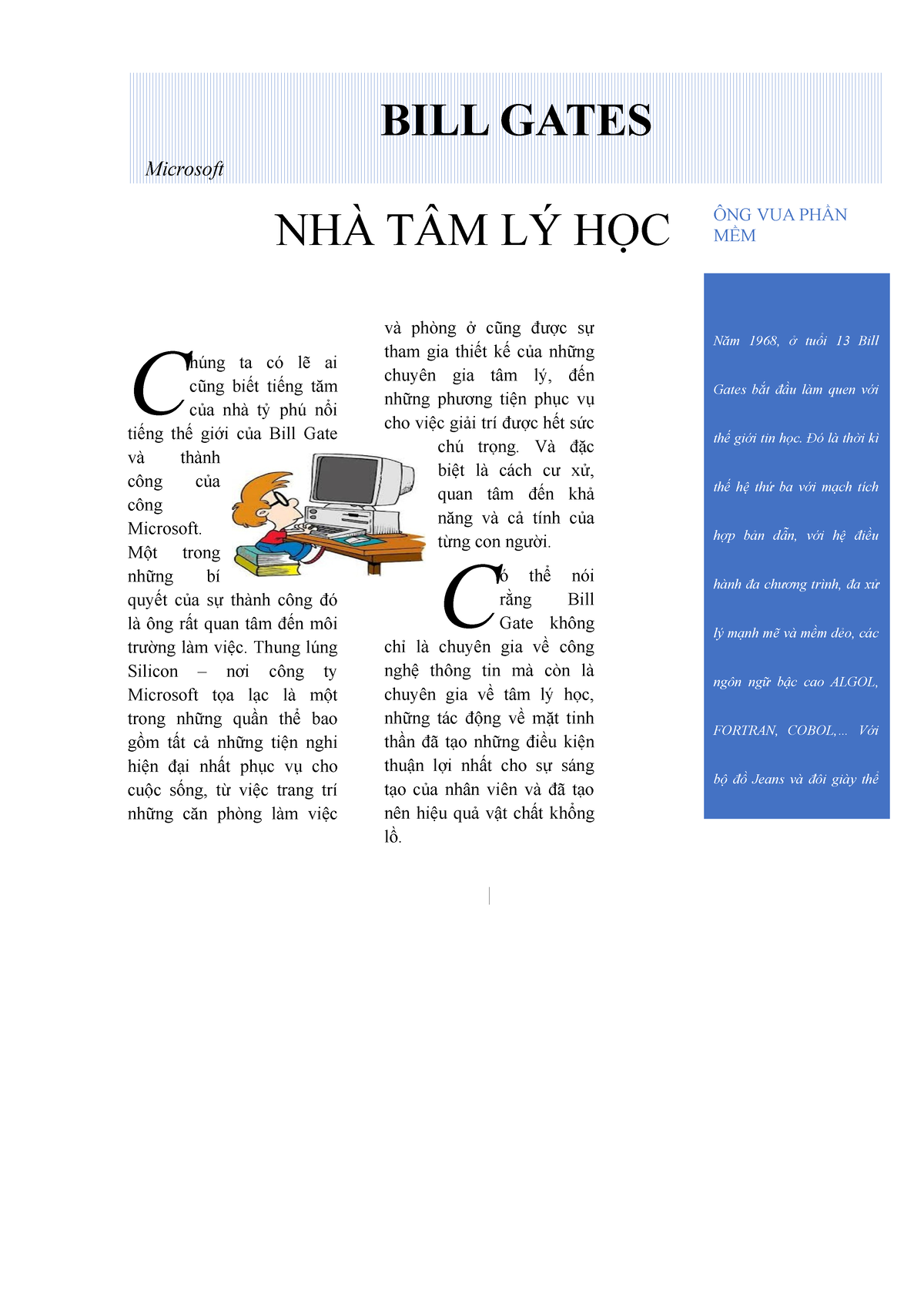 Bài tập winword 1 - Lê Đỗ Hương Giang - MA16 - húng ta có lẽ ai cũng ...