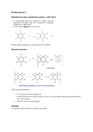Stereokemi - föreläsningsanteckningar 6 - Neurosedyn Läkemedelssubstans ...