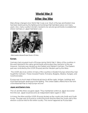 Causes of World War I Overview - Causes of World War I There were many ...