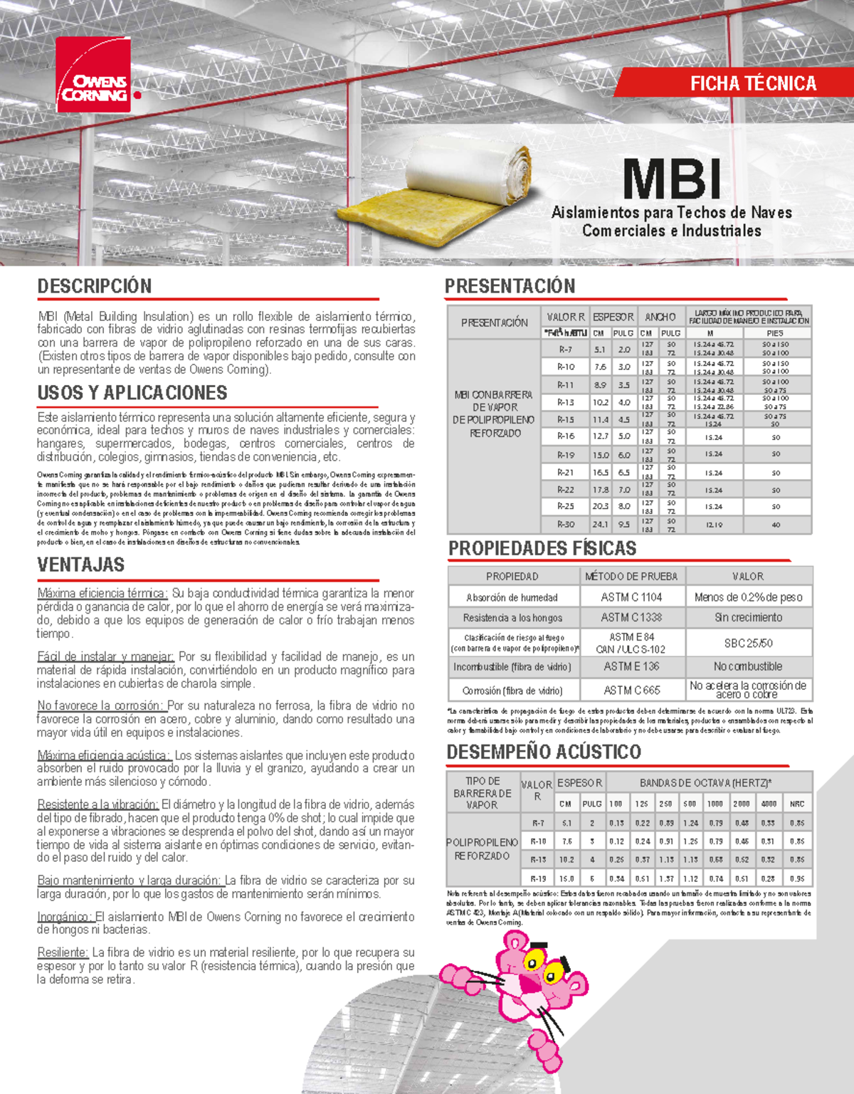 Ficha-MBI-LR - ficha tecnica - MBI (Metal Building Insulation) es un ...