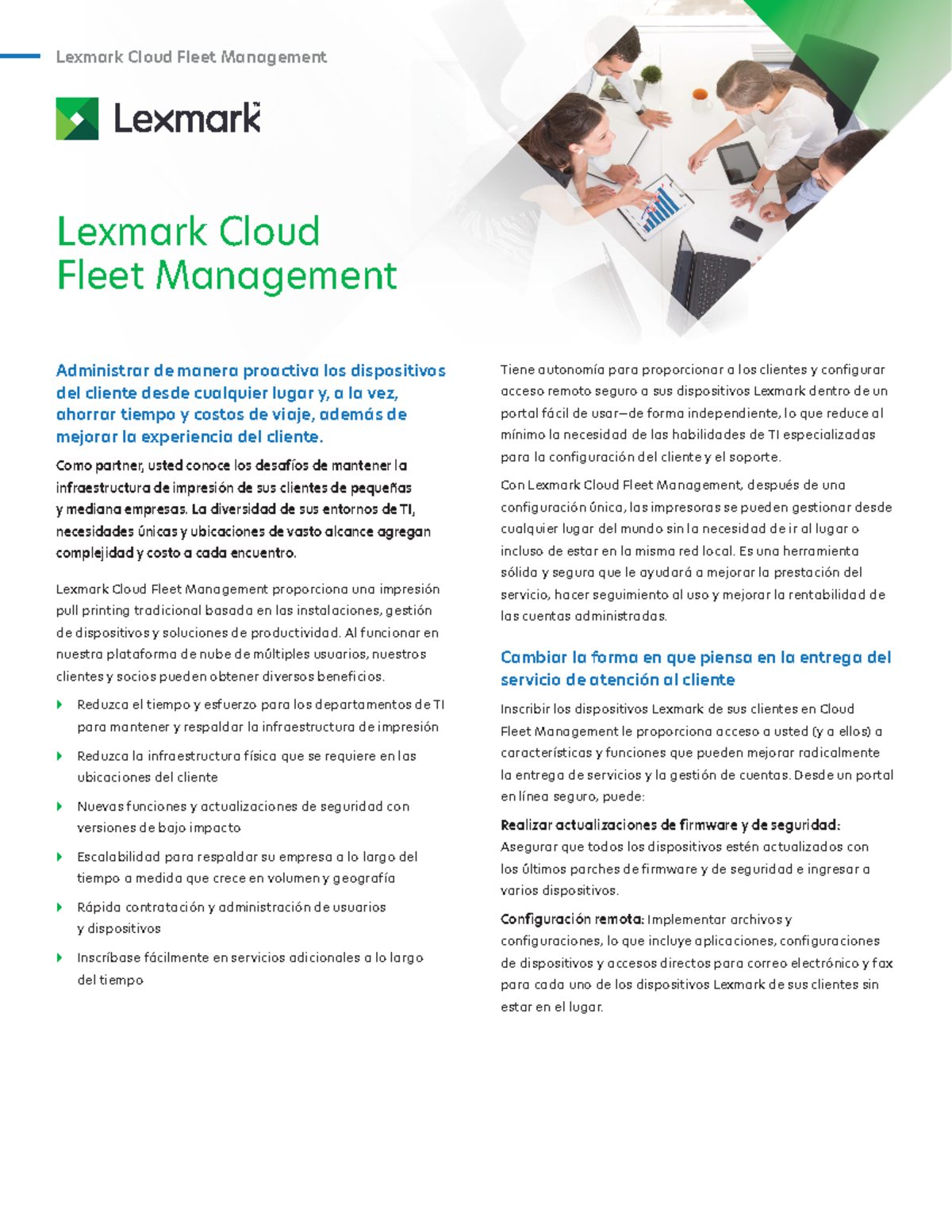 Brochure Lexmark Cloud Fleet Management - Lexmark Cloud Fleet ...