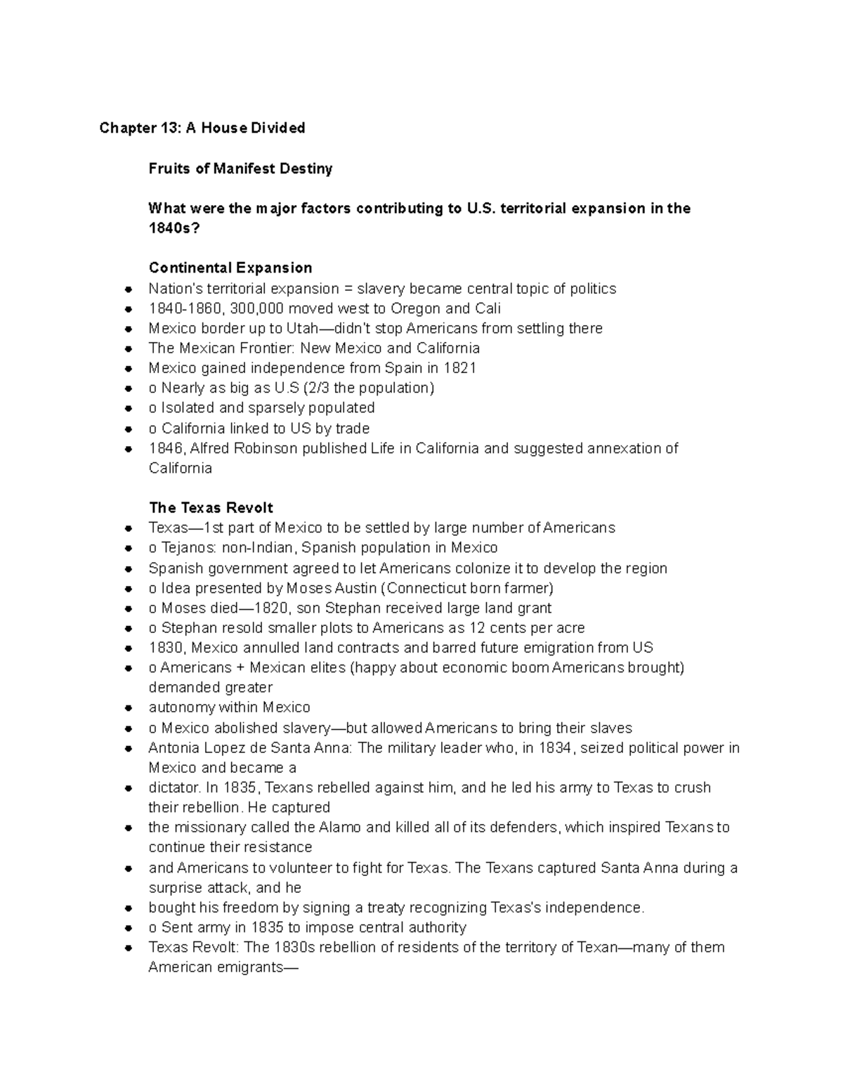 Give Me Liberty An American History Chapter 13 A House Divided ...