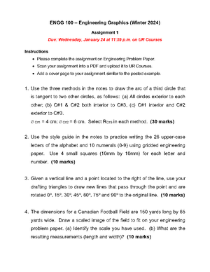 Visualization 1 - ENGG Notes - copy rights go to DR. Wei Peng ...