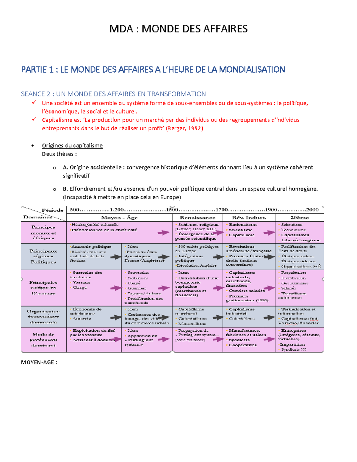 Fiche-final-MDA - Résumé Compétences clés pour l'apprentissage de la ...