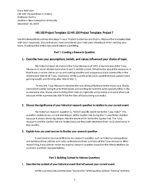 DAT 300 Project One - Assignment - Ciara Robinson DAT 300- Data Valid: Getting Right Data Dr. J ...