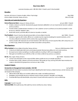 Resume-Sample-STEM - Summary Career Development Program Design and ...