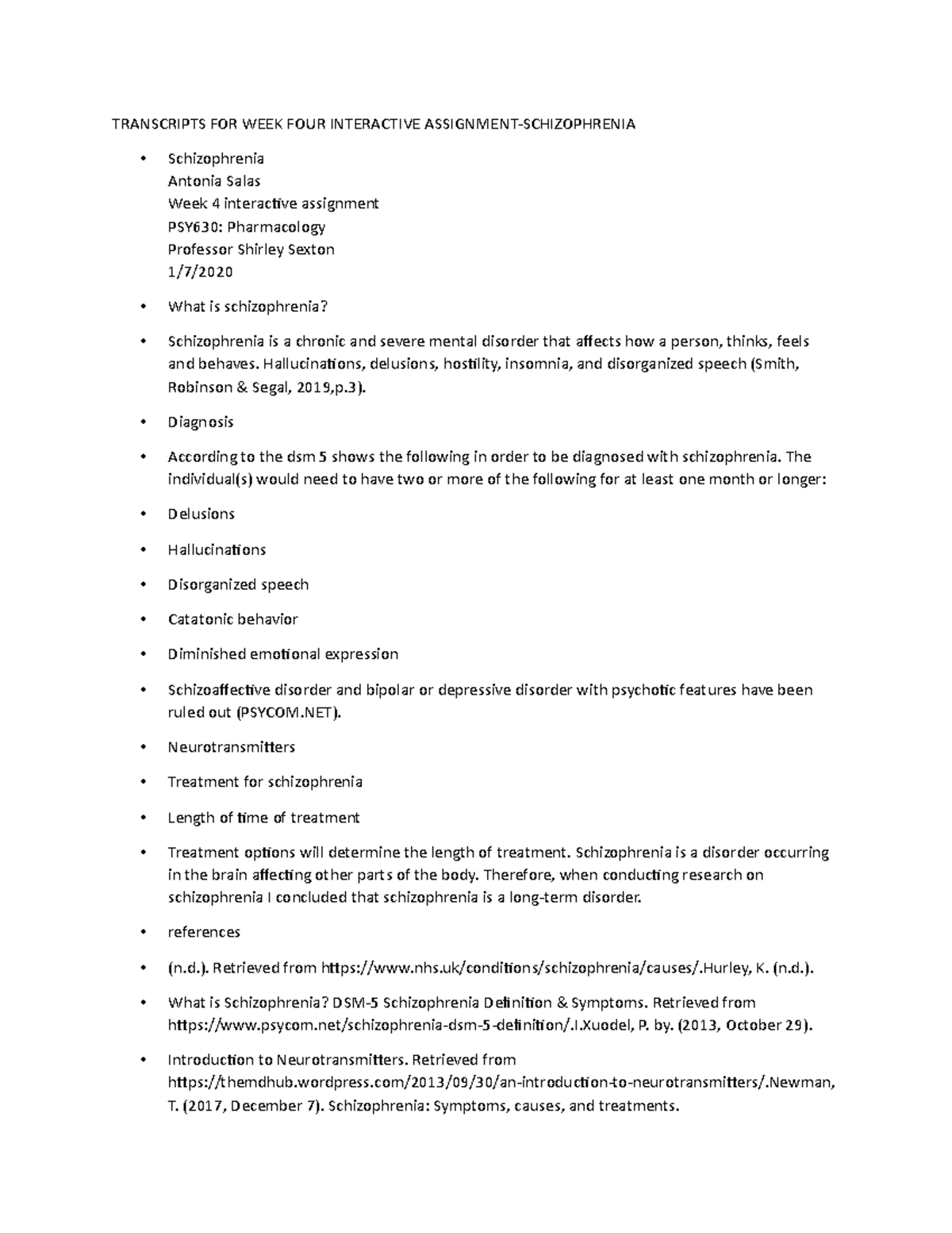 Transcripts FOR WEEK FOUR Interactive Assignment - TRANSCRIPTS FOR WEEK FOUR INTERACTIVE - Studocu