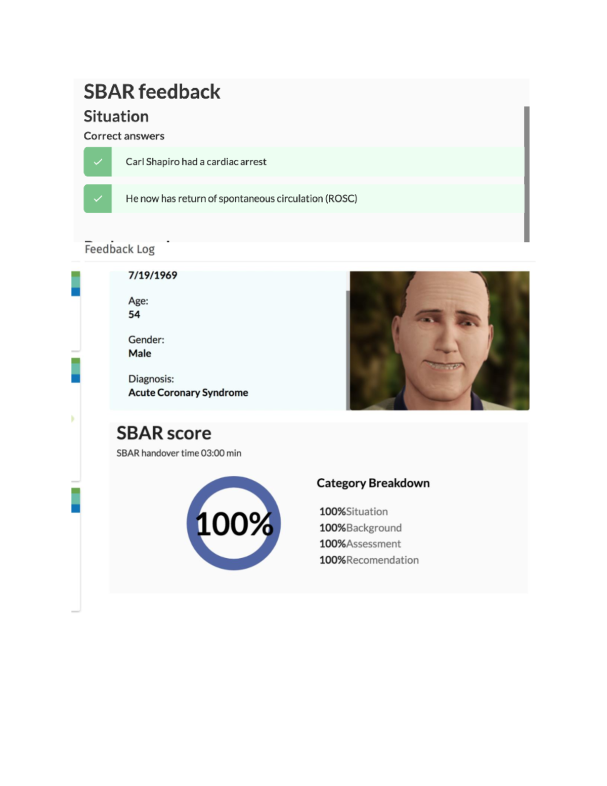 Carl Shapiro-SBAR - SBAR - NUR 240 - Studocu