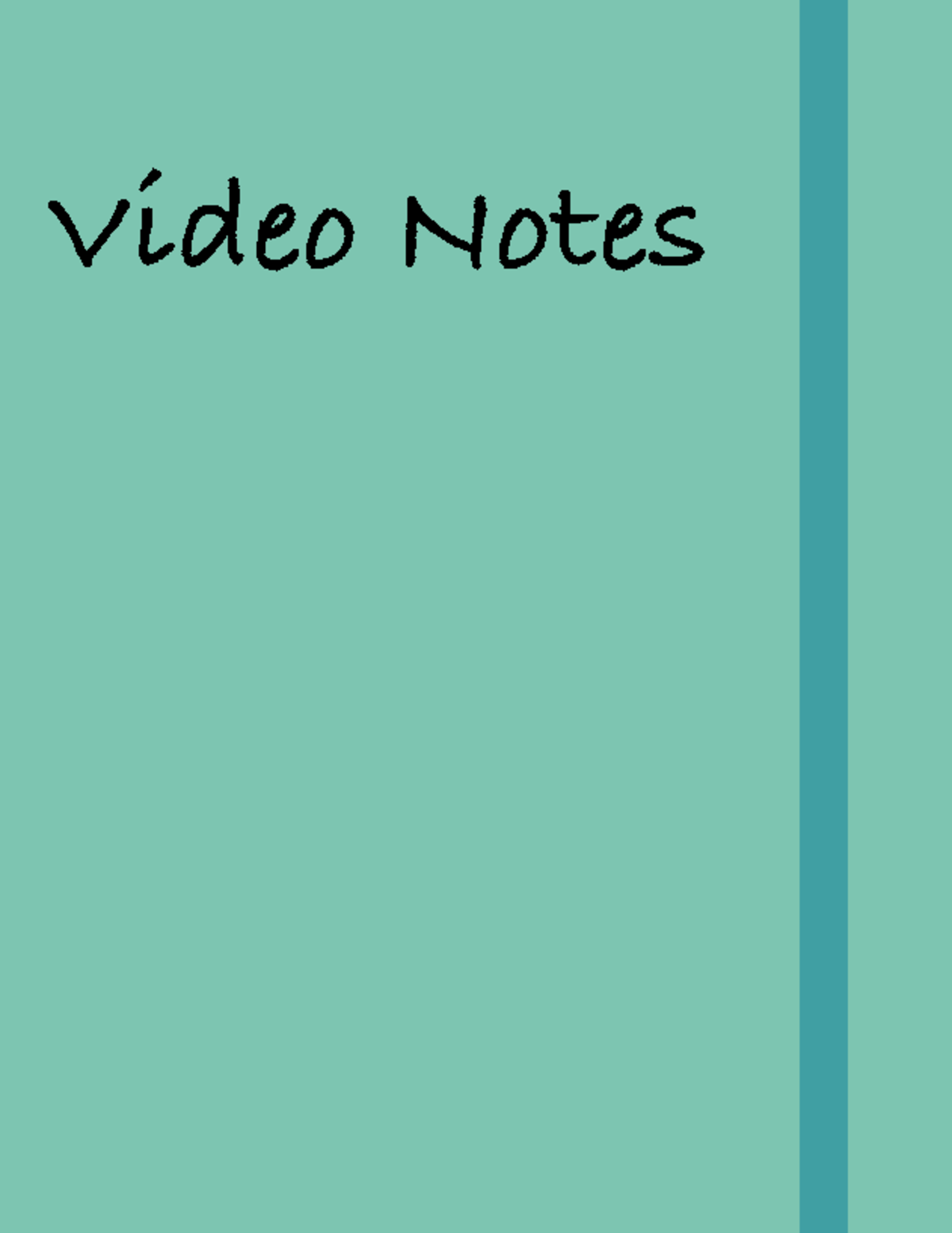 Lecture Videos Notes - Video Notes MODULE ONE Matter, Measurements, and ...