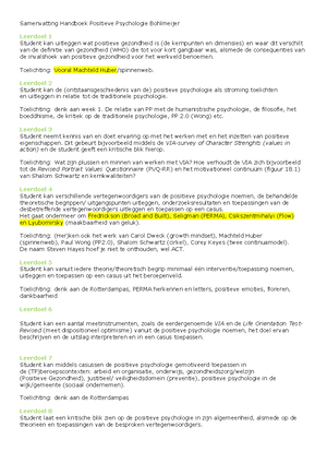 Verantwoording positieve gezondheid Final - VERANTWOORDINGSDOCUMENT ...