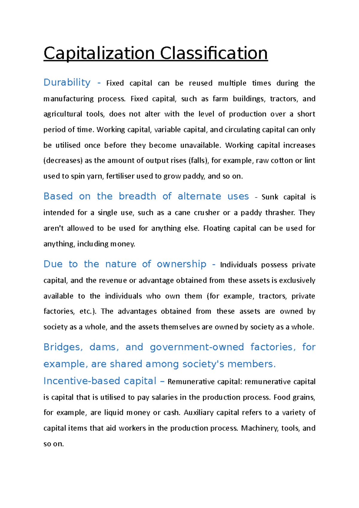 Capitalization Classification - Capitalization Classification ...