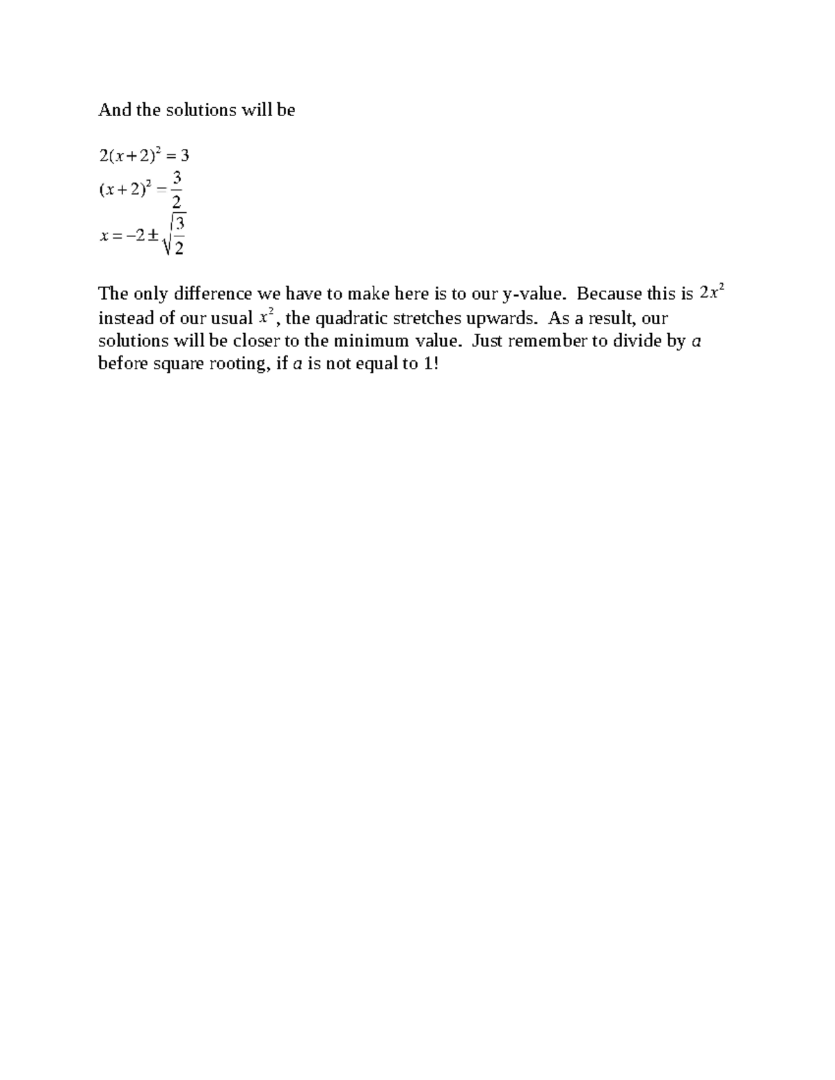 The Math Hack Book - And the solutions will be The only difference we ...