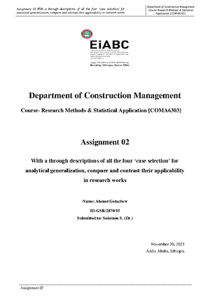 Statics Course Outline - Introduction Basic concepts in Engineering ...