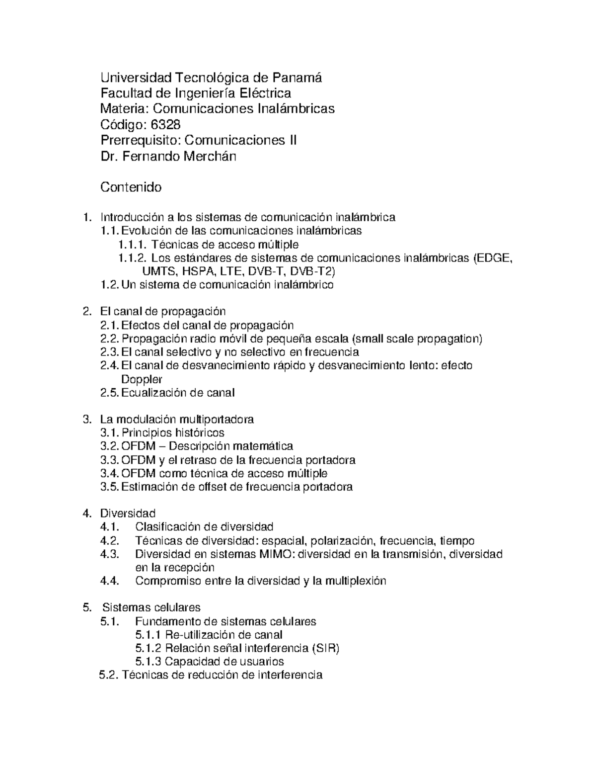 Plan de comunicaciones inalambricas 2020b - Warning: TT: undefined function: 32 Universidad ...