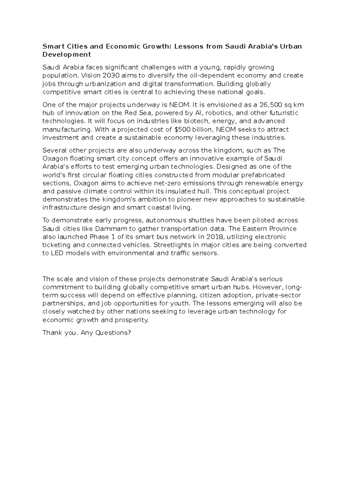 Seminar 3 KLAM - dssssss - Smart Cities and Economic Growth: Lessons ...