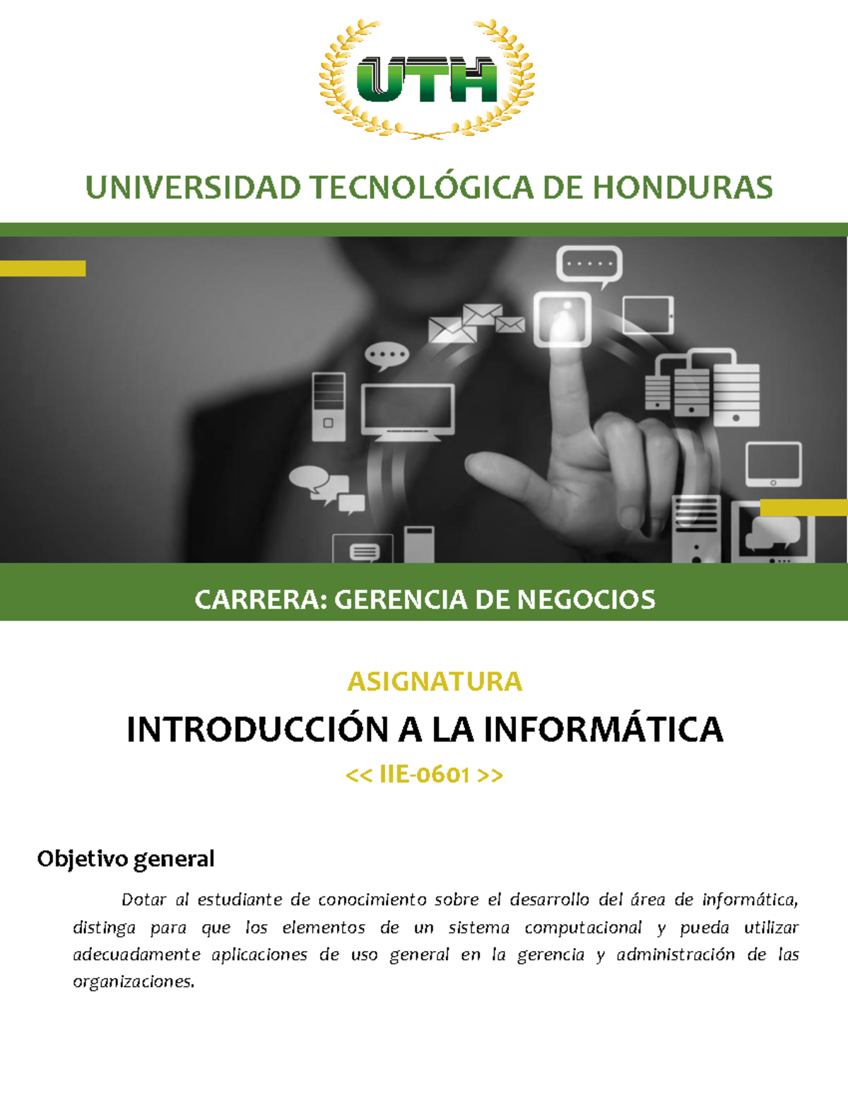 Madulo I Introduccian la Inform tica - UNIVERSIDAD TECNOLÓGICA DE ...