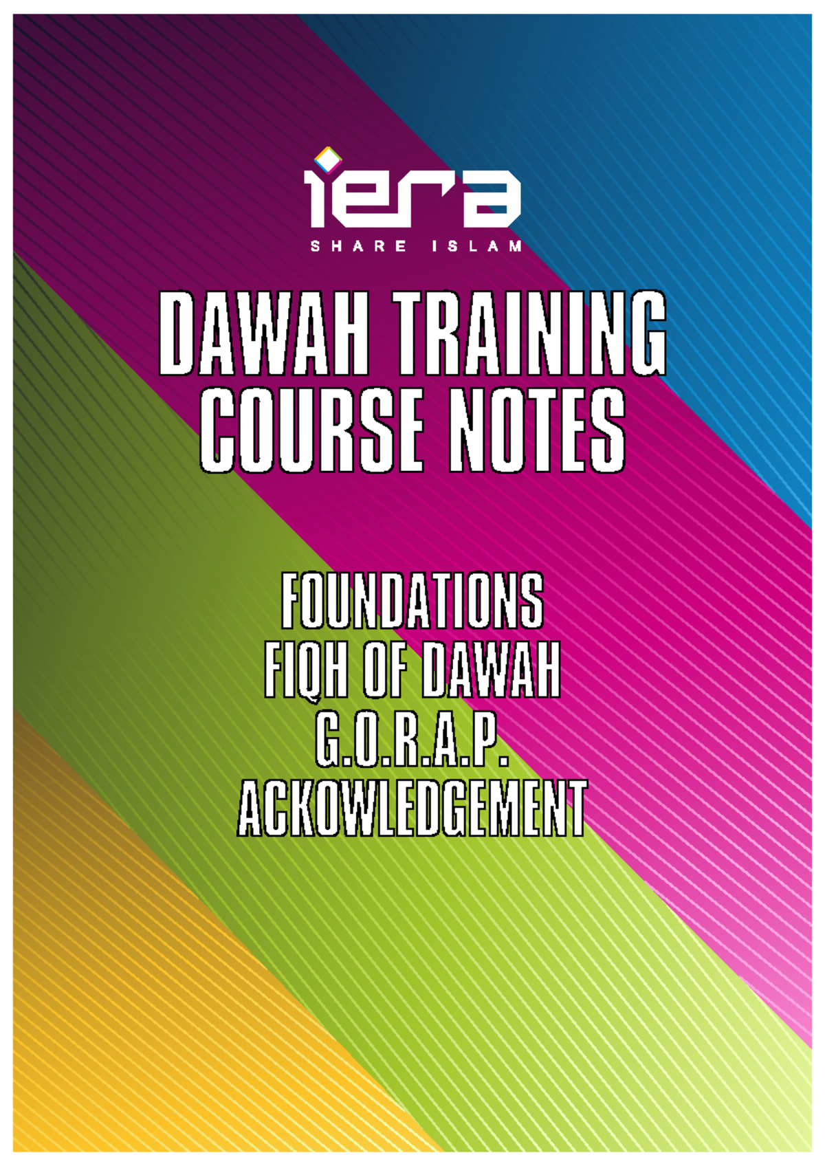 Microsoft Word - Dawah Training Notes (March 2021) - DAWAH TRAINING ...