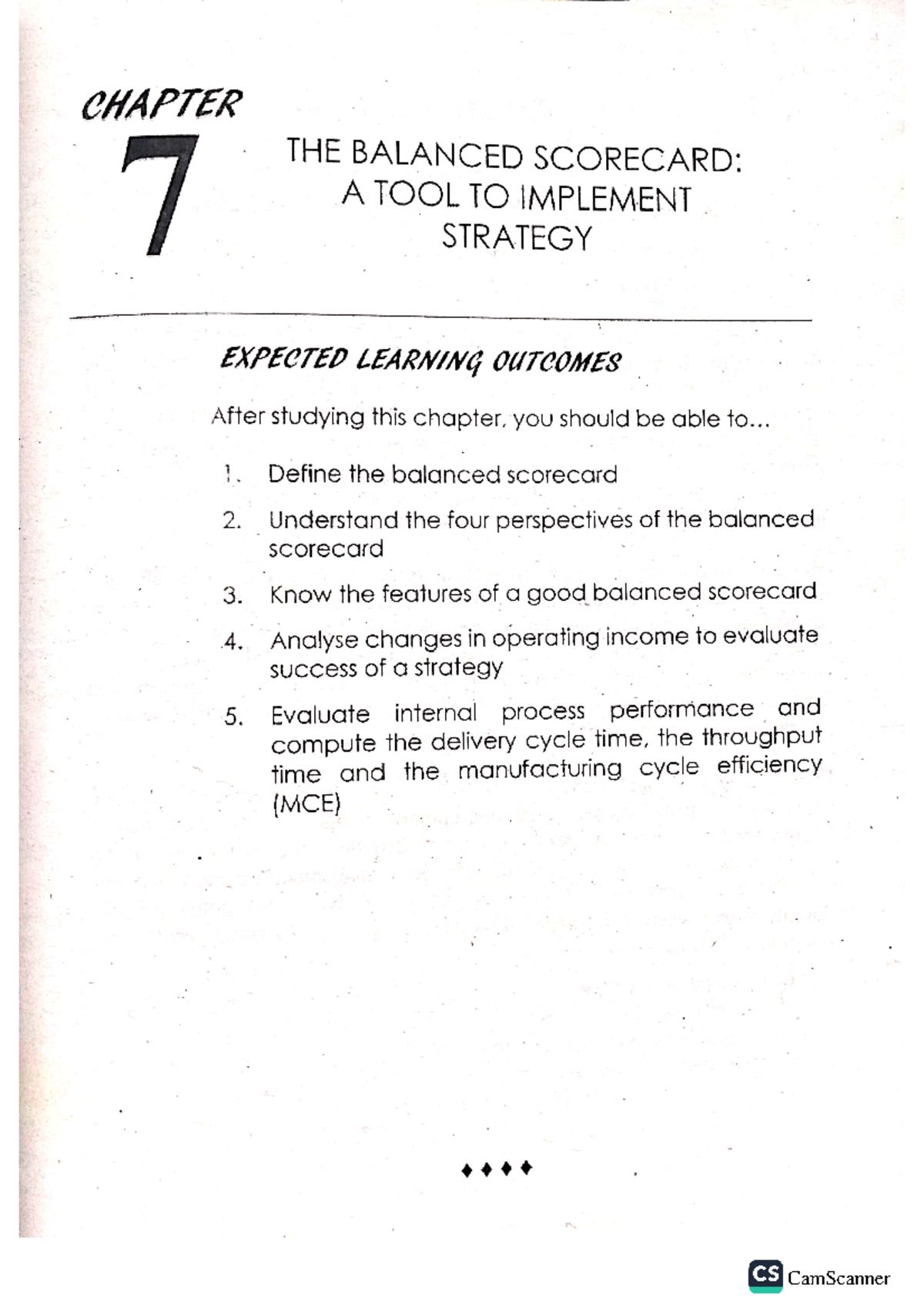 SCM-Chapter 7 - Strategic Cost Management - Accounting - Studocu