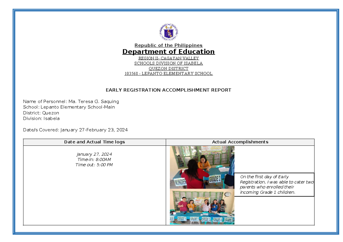 DTR attachment - Republic of the Philippines Department of Education ...