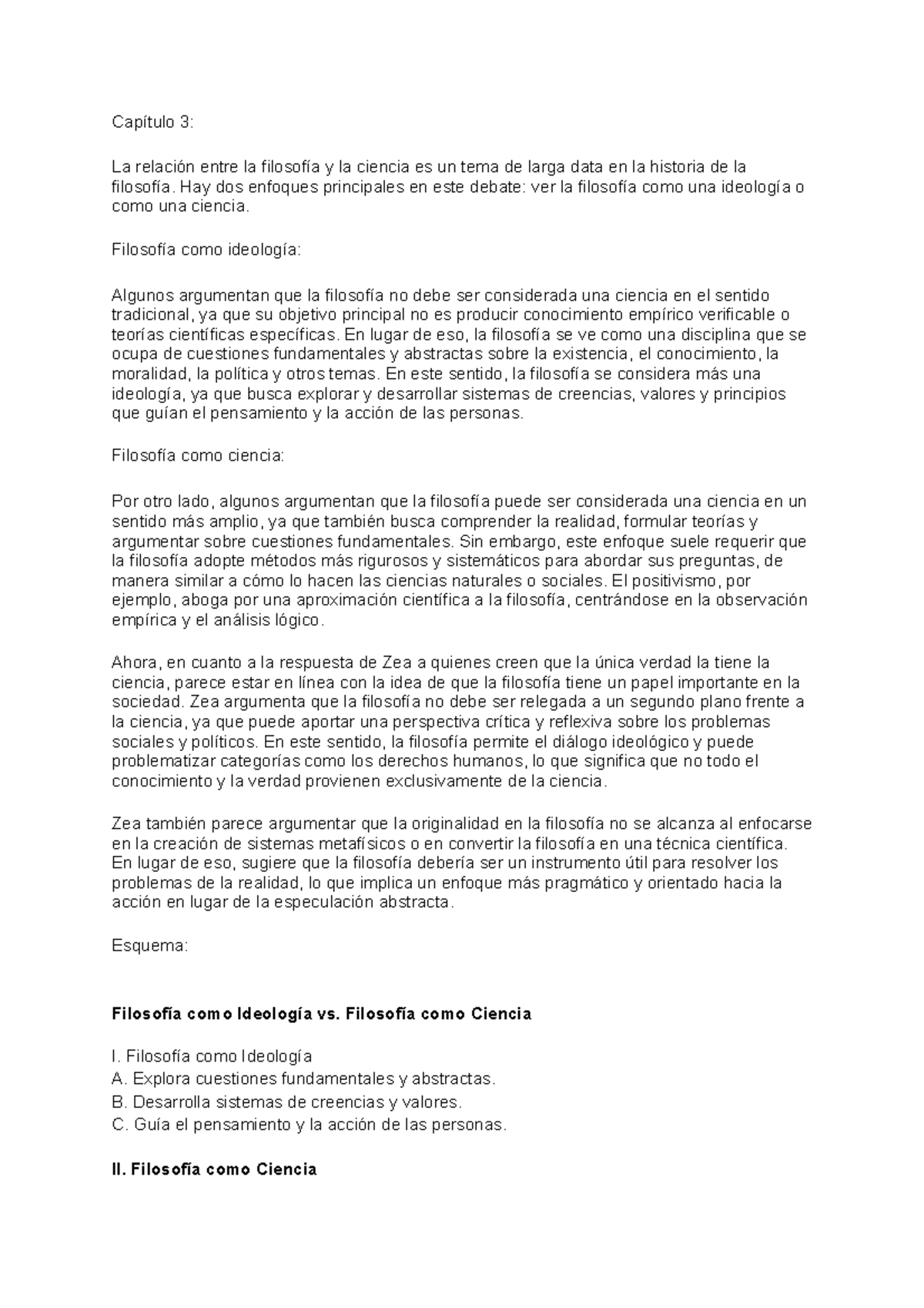 Capítulo 3 y 5 resumen. Zea - Capítulo 3: La relación entre la ...