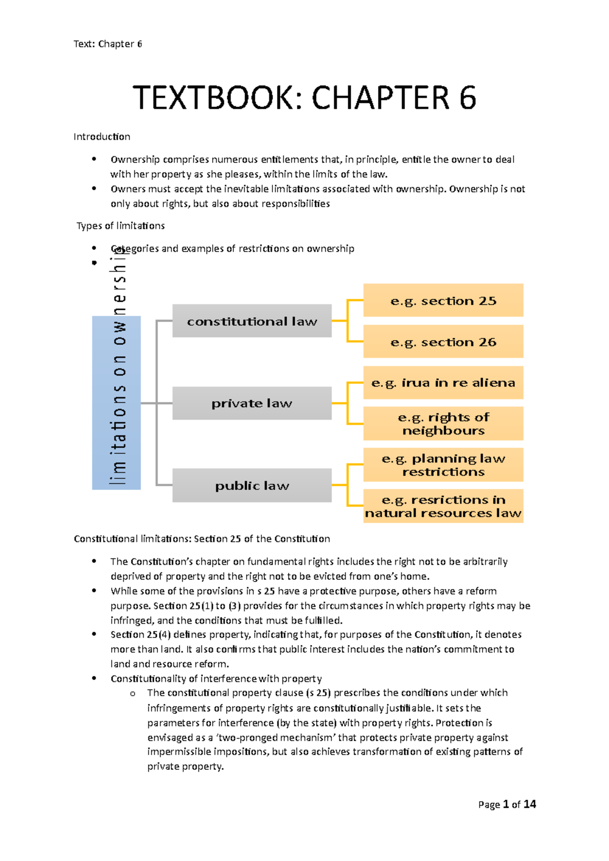 TB- Chapter 6 summarized notes - TEXTBOOK: CHAPTER 6 Introduction ...